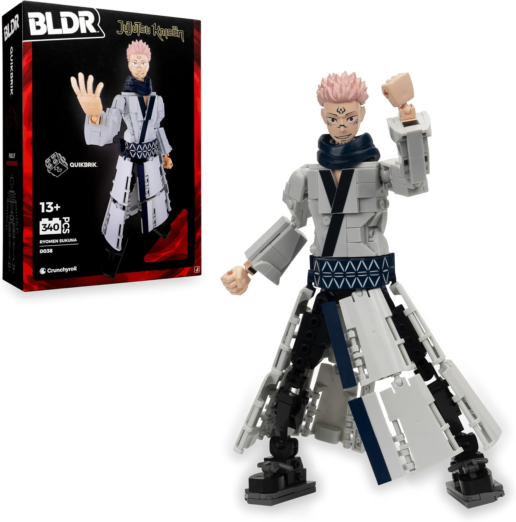 Bldr Ryomen Sukuna Buildable Action Figure Construction Set 0038 12 ...