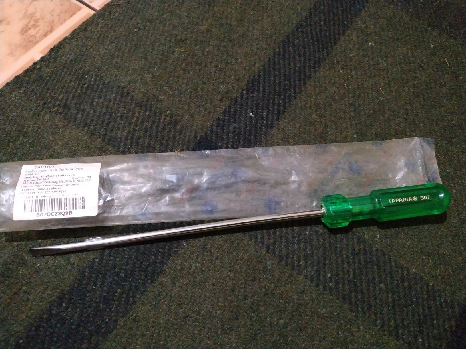 Taparia 2 Philips 6.0x0.8mm Two In One Screw Driver, 907, Blade Length ...