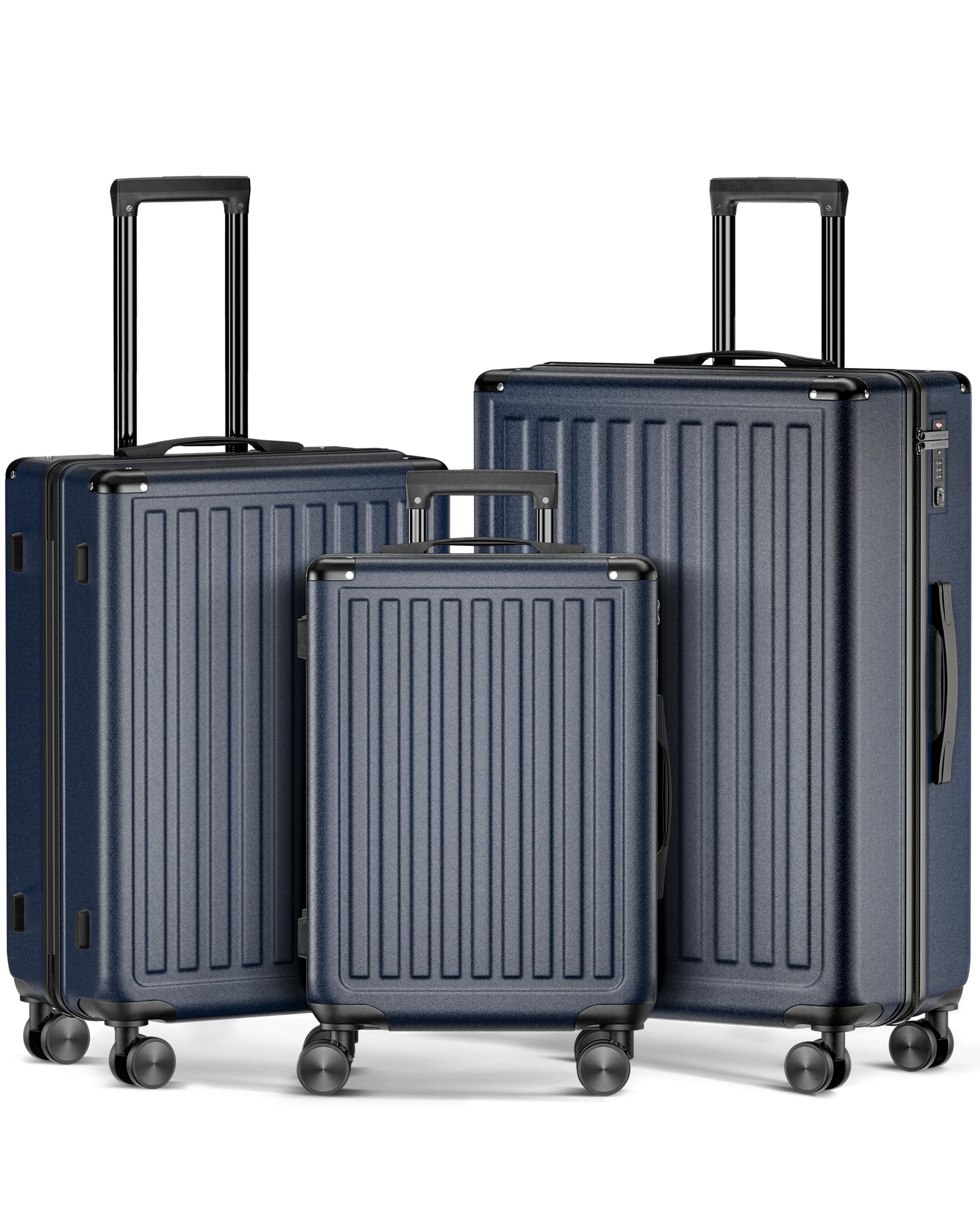 Snapklik.com : Suitour Luggage Sets PC+ABS Hardside Suitcase Sets