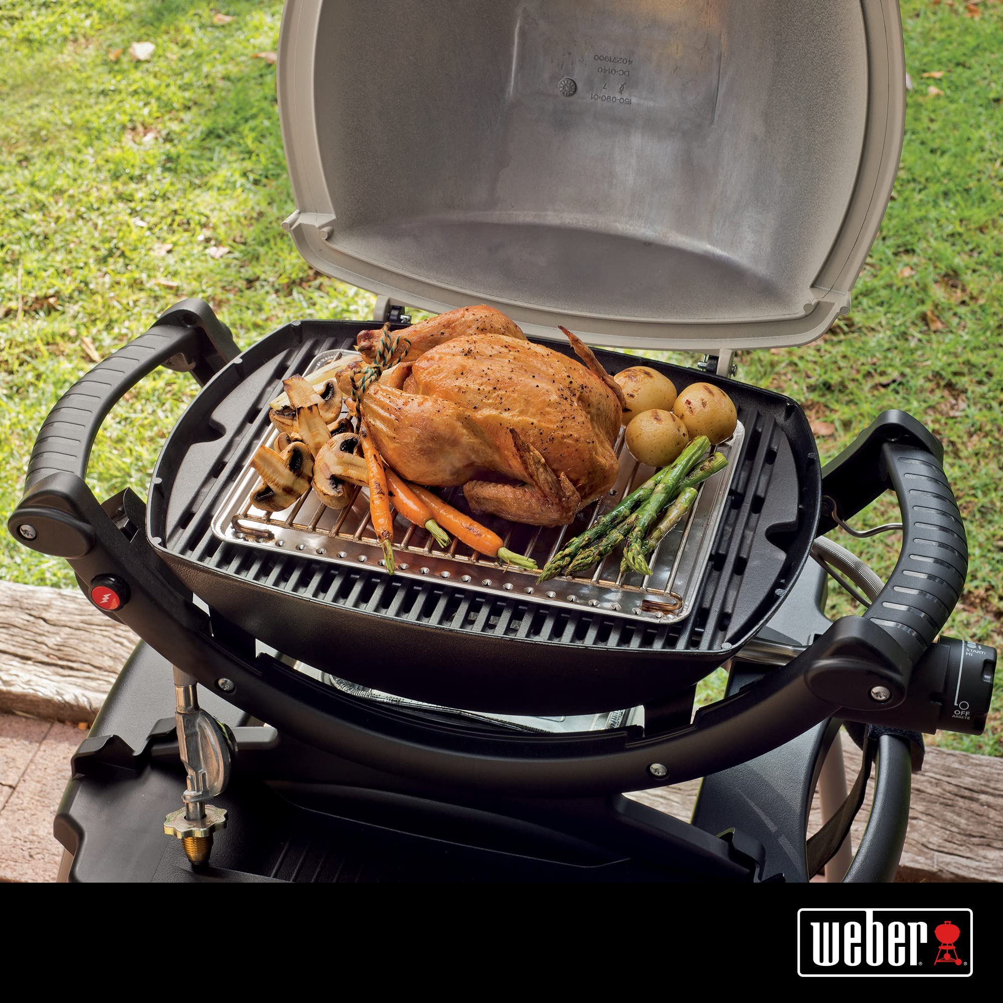 Weber 91149 FamilyQ BBQ Convection Trays - Silver for sale online | eBay