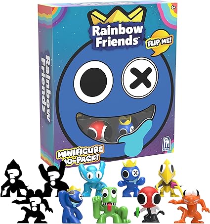Amazon.com: Rainbow Friends - Minifigure 10-Pack Collector Set (10 ...