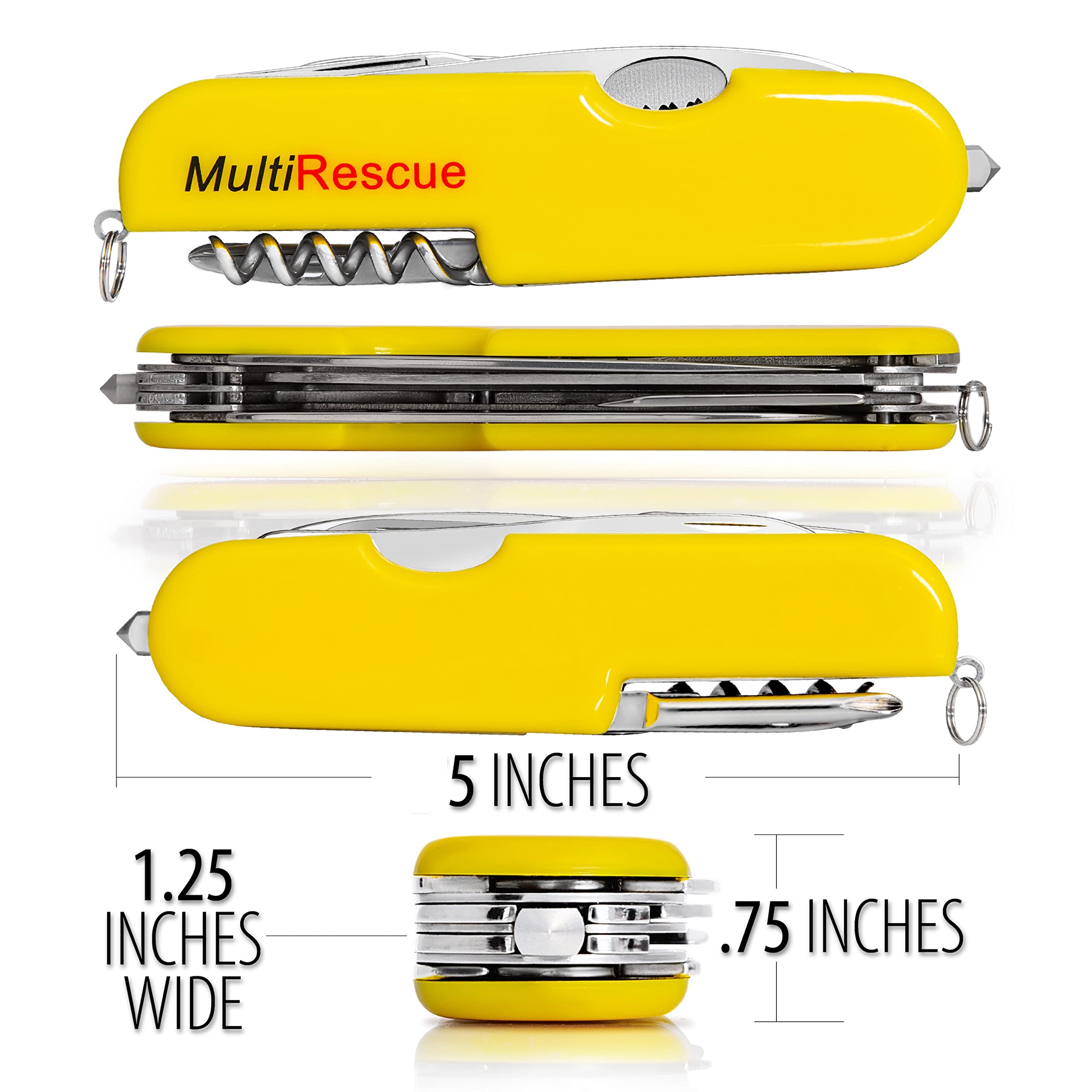 Maxam Auto Emergency Rescue Tool, Army Knife Includes Glass Breaker ...