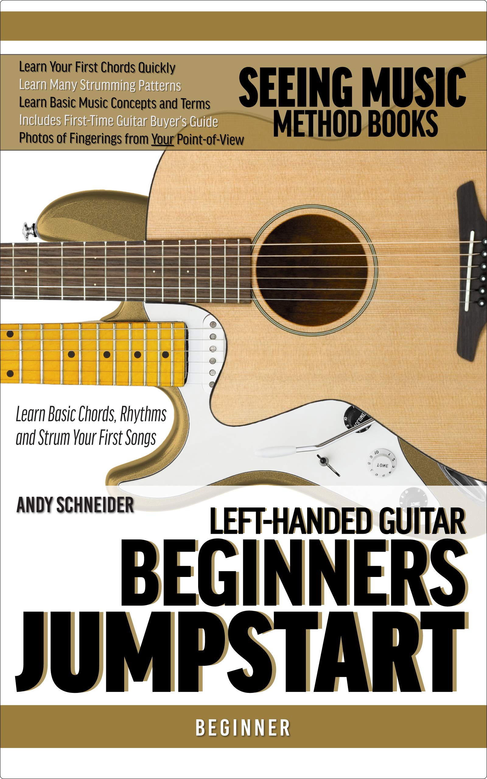 Buy Left-Handed Guitar Beginners Jumpstart: Learn Basic Chords, Rhythms ...