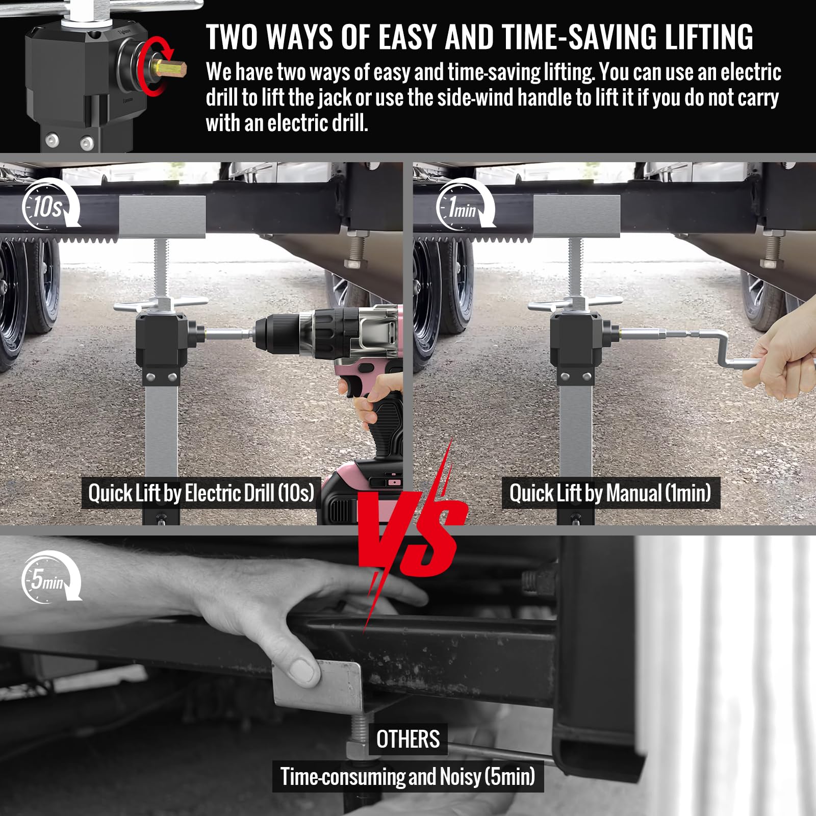 Slide Out Stabilizer RV Slide Out Support Jack - 5000 Lb Capacity ...