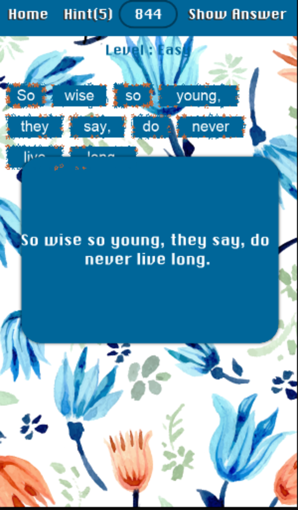 Jumble Quotes And Proverbs Game - App on the Amazon Appstore
