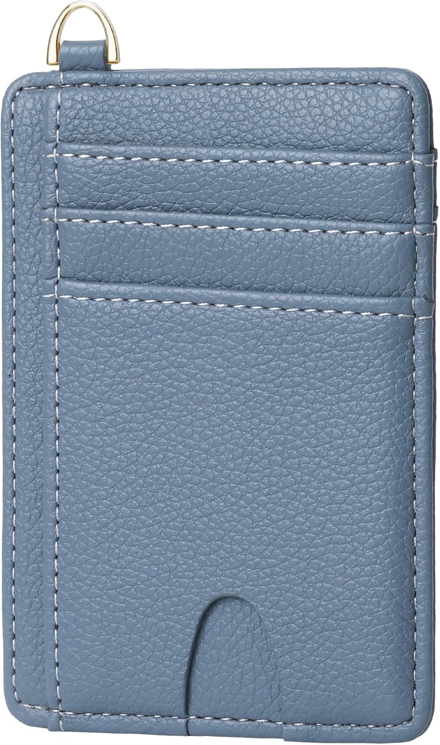 Amazon.com: GEEAD Slim Minimalist Front Pocket RFID Blocking Card ...