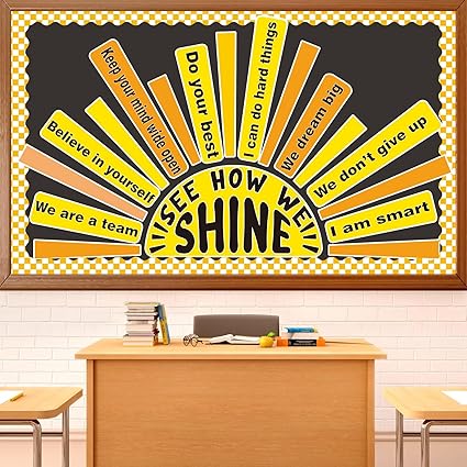 Amazon.com: Spring Bulletin Board Set Classroom Affirmation Station ...