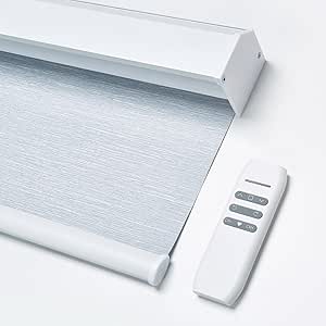 Amazon.com: JOYENG Motorized Blinds Blackout Shades Automatic Shades ...