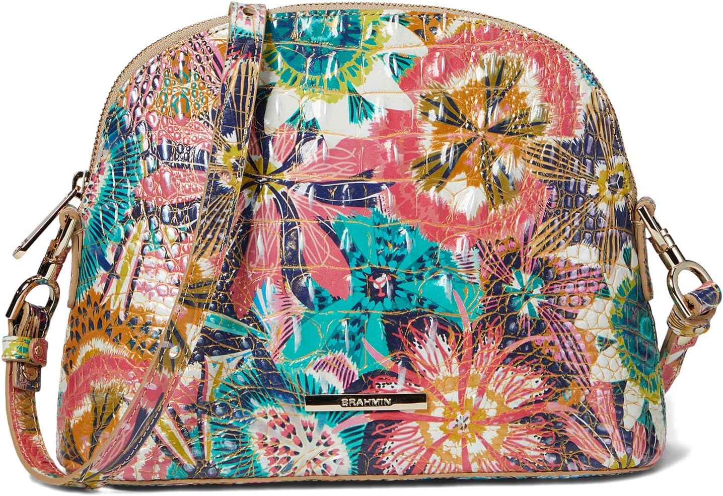 BRAHMIN Melbourne Small Georgina Crossbody Desert Bloom One Size ...