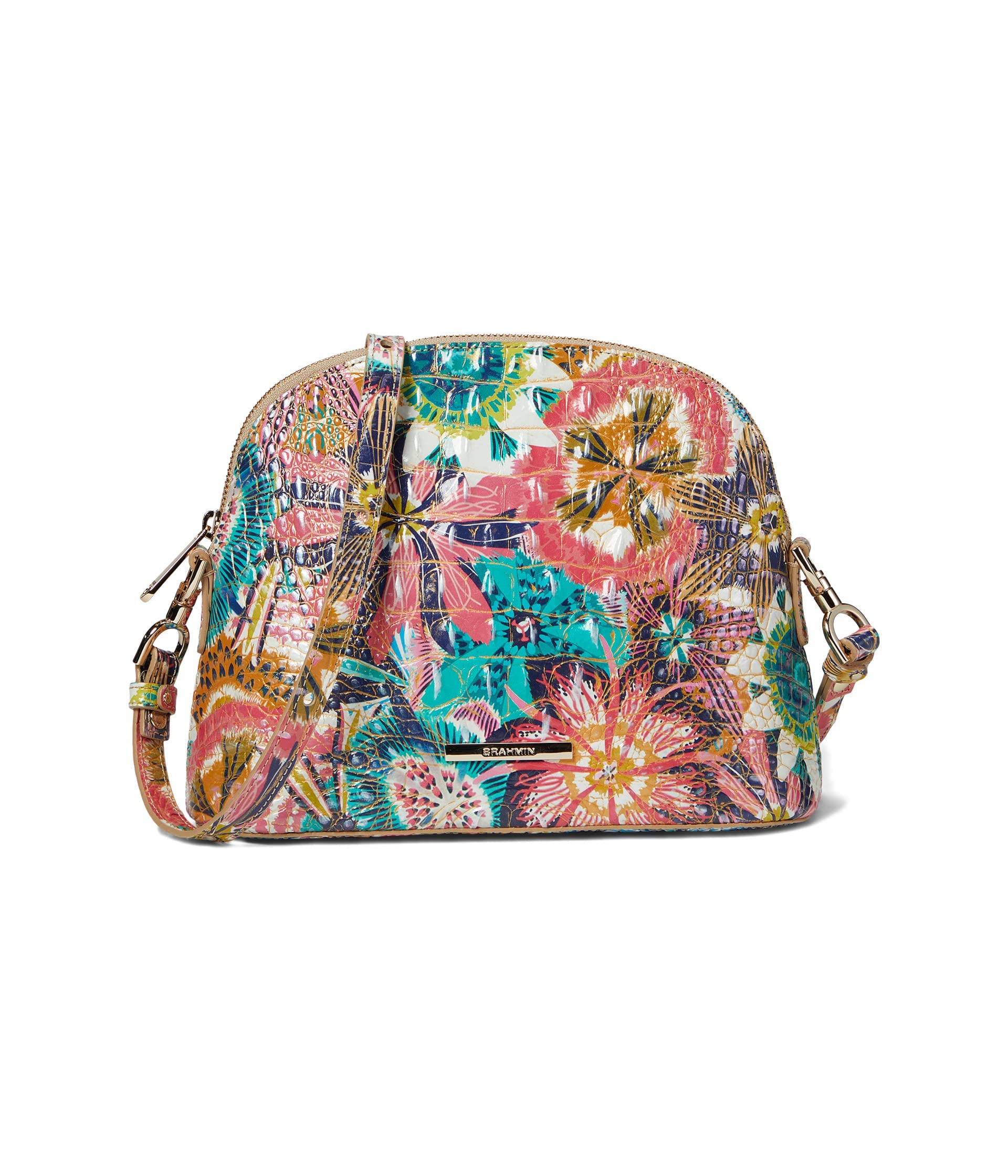 BRAHMIN Melbourne Small Georgina Crossbody Desert Bloom One Size ...