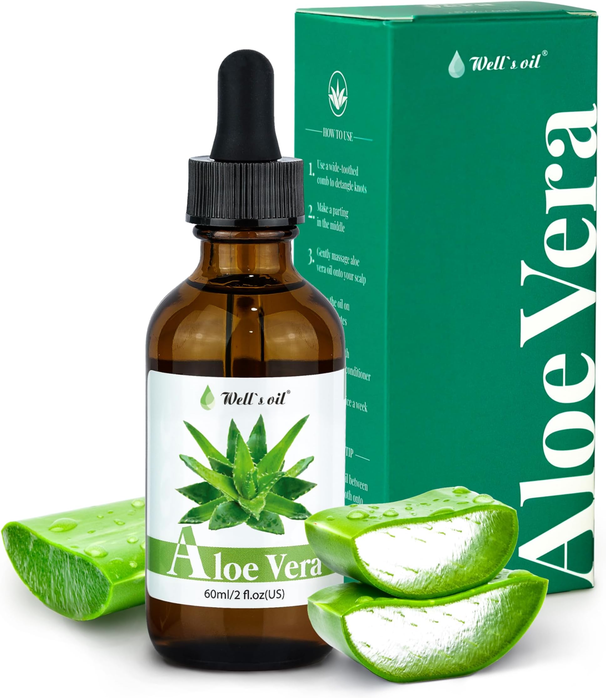 Amazon.com : Dr Adorable - Aloe Vera Oil - Pure Natural - 2 oz Amber ...