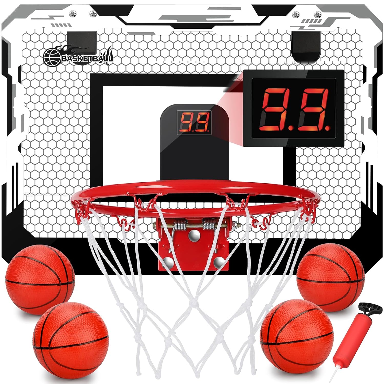 Mini Indoor Basketball Hoop Set for Kids Scoring Basketball Hoop for ...