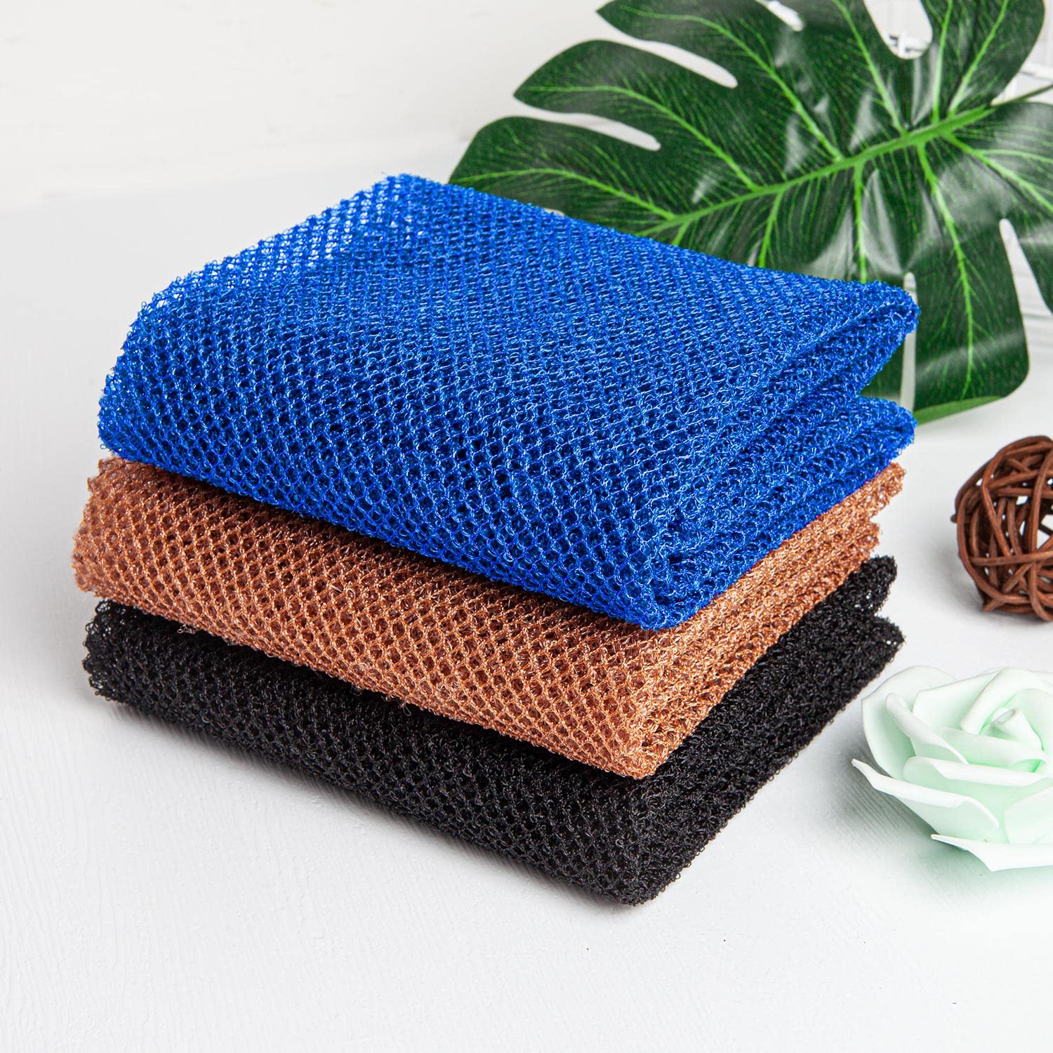 Snapklik.com : African Net Sponge 3 Pieces African Exfoliating Net ...