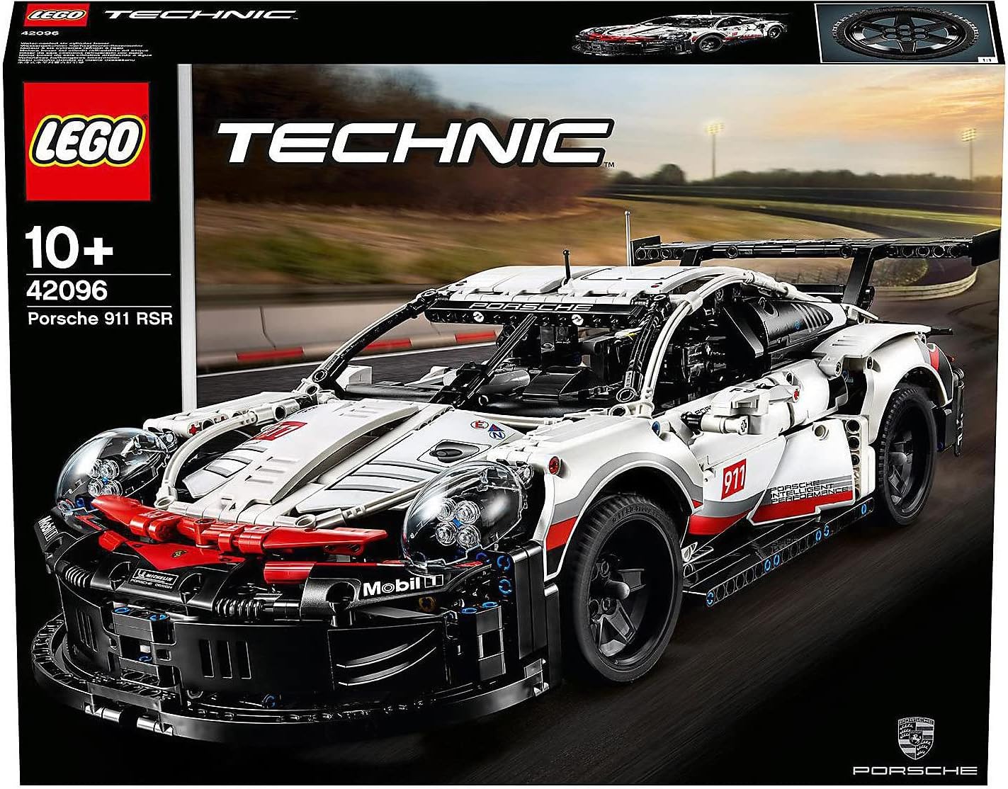 LEGO Technic Porsche 911 Rsr Building Blocks For Kids (1580 Pcs) 42096 ...