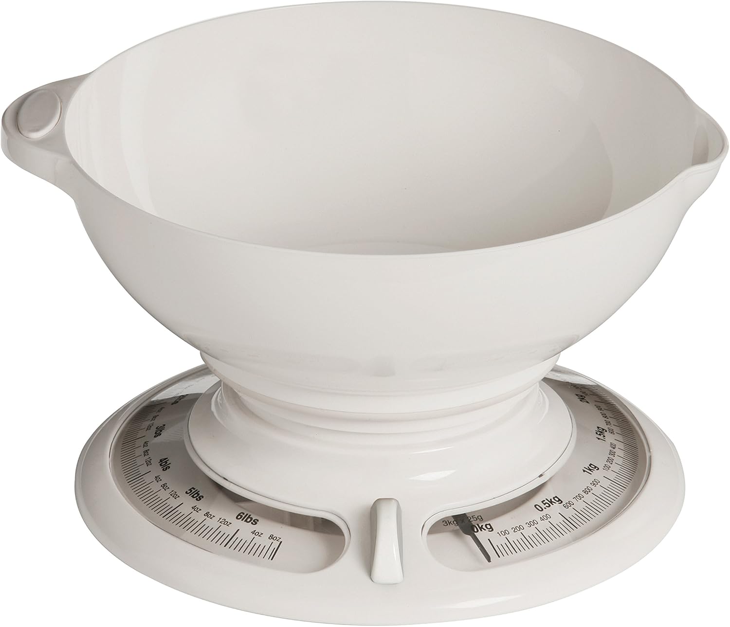 Premier Housewares Round Kitchen Scale, 3 kg - White : Amazon.co.uk ...
