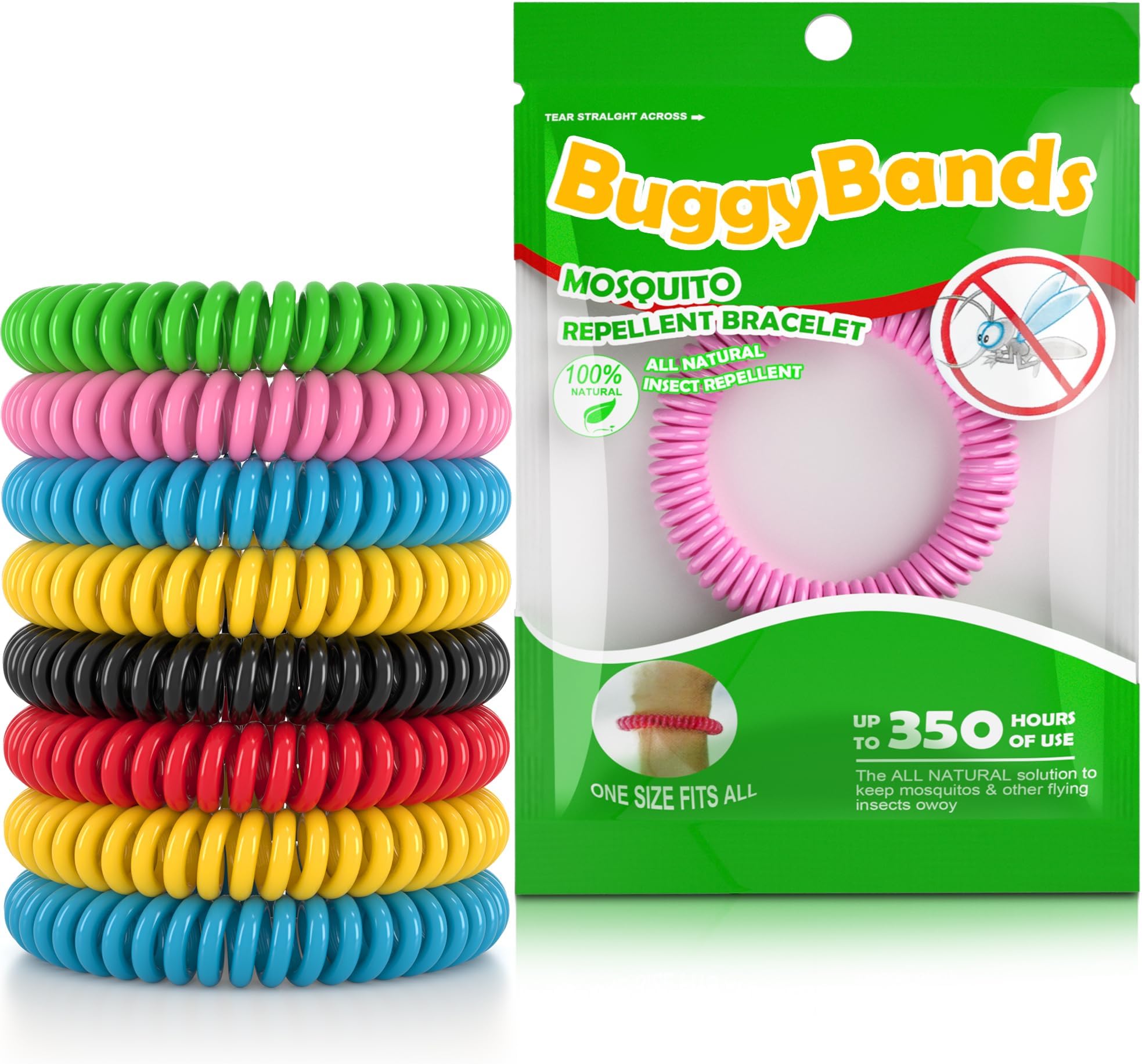 Amazon.com: 12 Colorful BUGABLES Bug Insect Mosquito Repellent ...