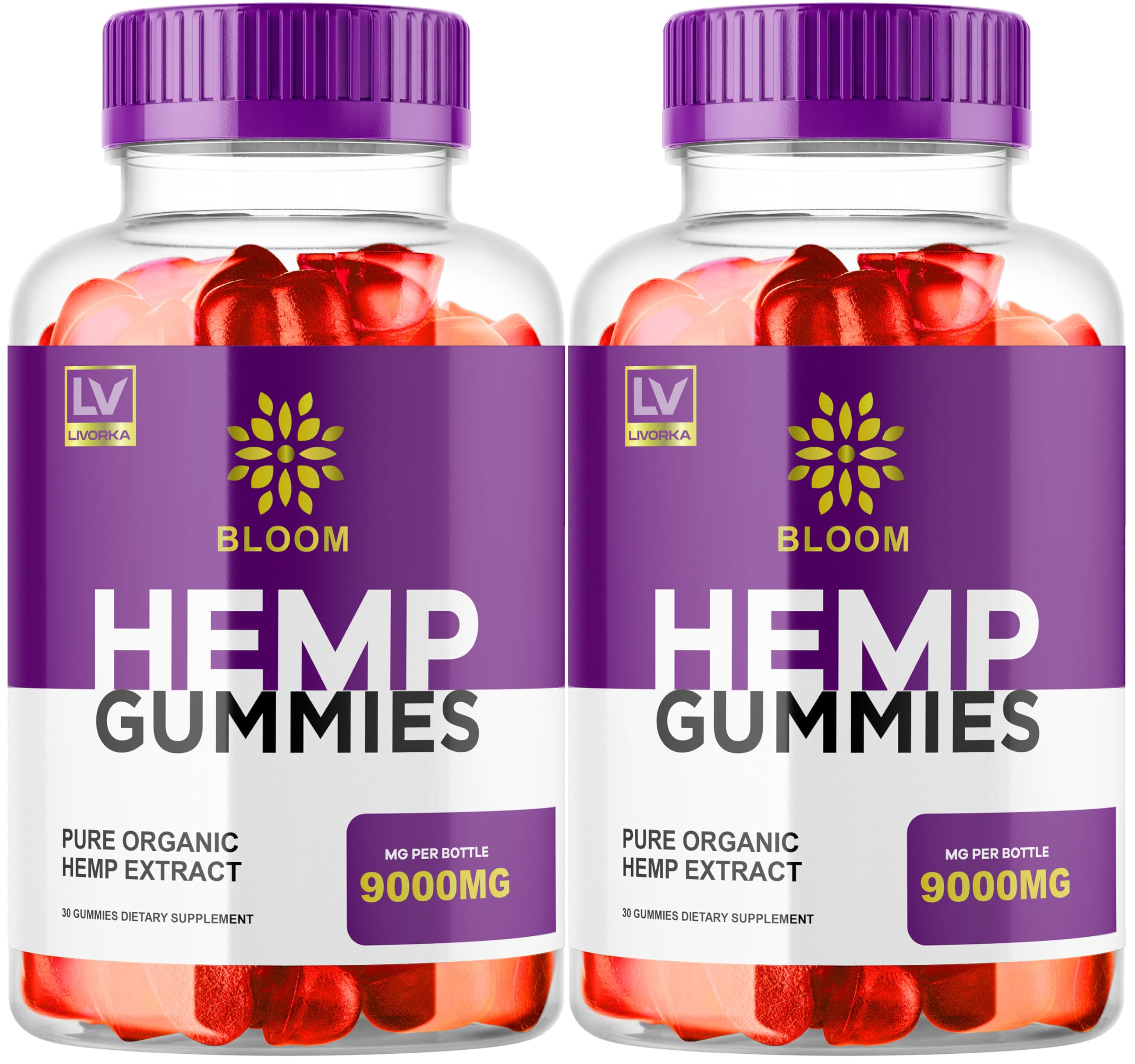 Amazon.com: LIVORKA 2 Pack - Bloom Hemp Gummies, Bloom Hemp, Bloom ...