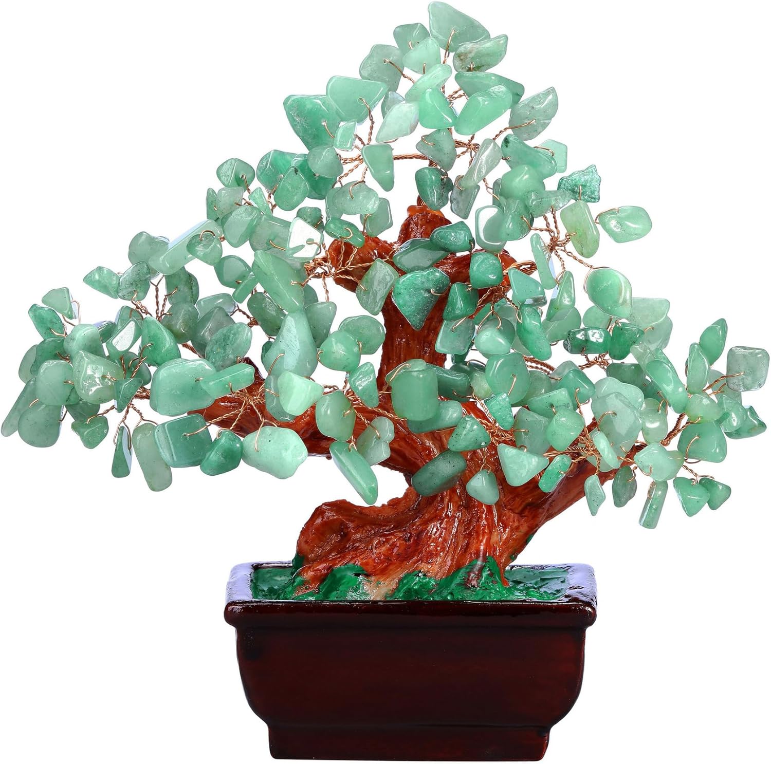 Amazon.com: AzureLeap Feng Shui Quartz Crystal Money Tree Bonsai Style ...