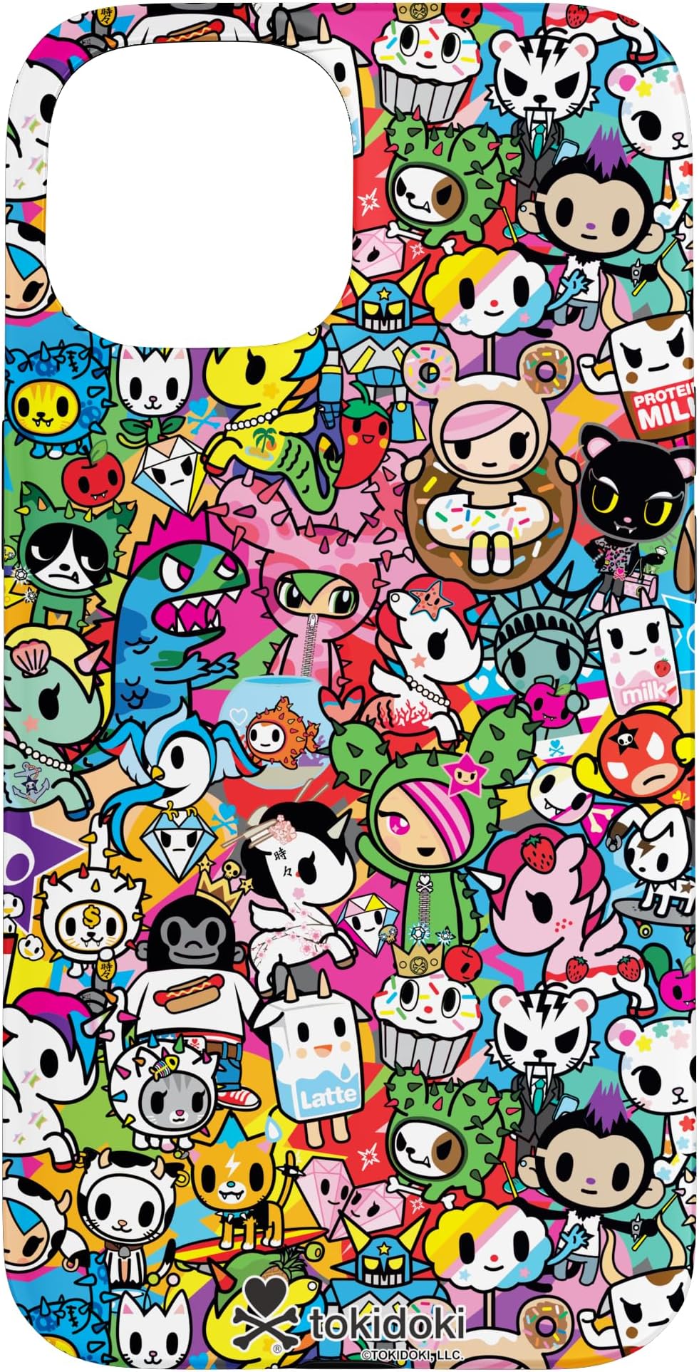 Amazon.com: iPhone 15 Tokidoki Cute Colorful Classic Collage Pattern ...