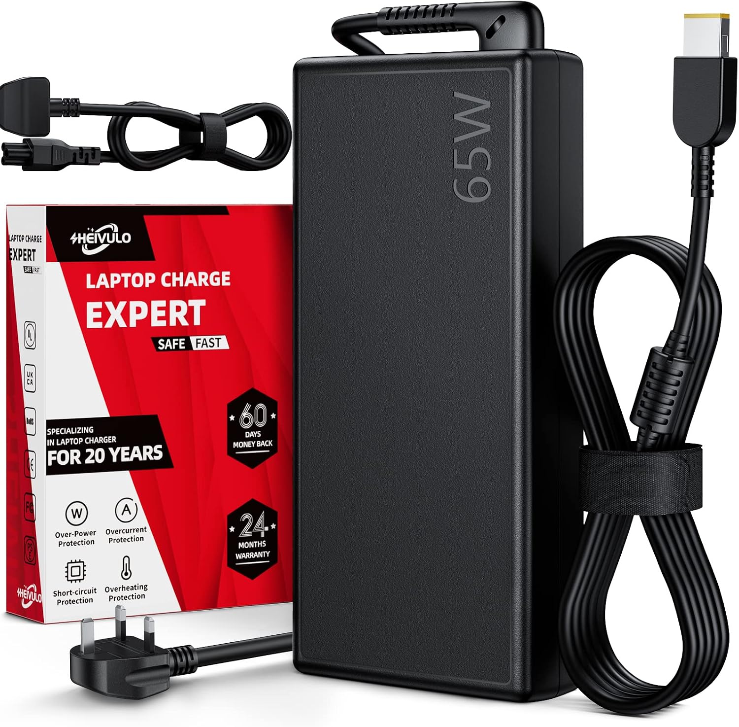 65W 45W Laptop Charger for Lenovo Thinkpad T470 T470S T460 T450 T440 ...