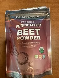 Amazon.com: Dr. Mercola, Organic Fermented Beet Powder, 5.29 oz (150 g ...