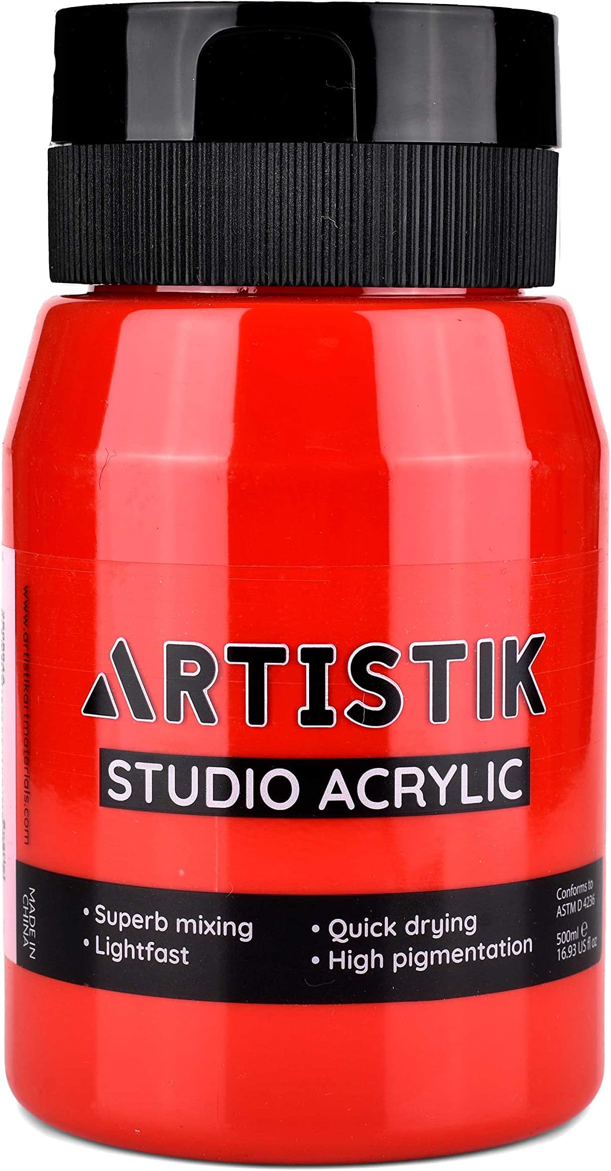 ARTISTIK Acrylic Paint 500 ml Tub - Acrylic Paints with High Pigment ...
