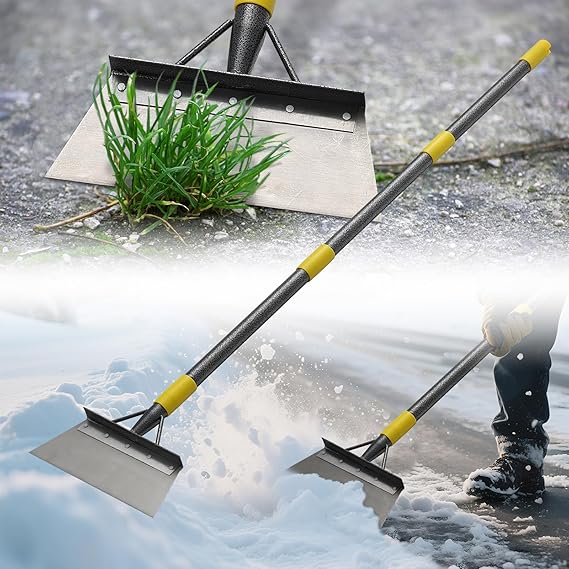 Amazon.com : Floor Scraper Long Handle Heavy Duty, 60" Multifunctional ...