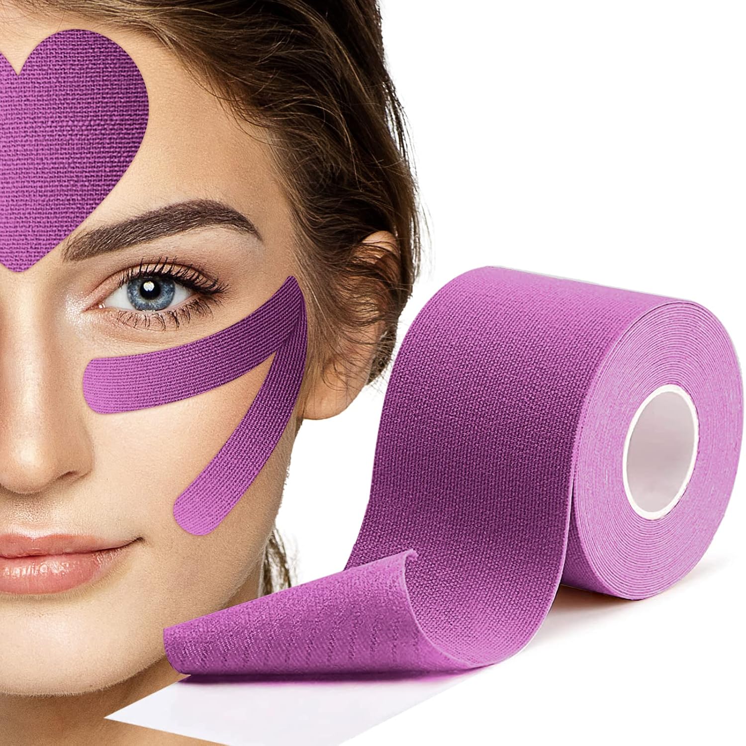 Amazon.com : Sfuchin Face Tape for Wrinkles - 96% Cotton and 4% Spandex ...