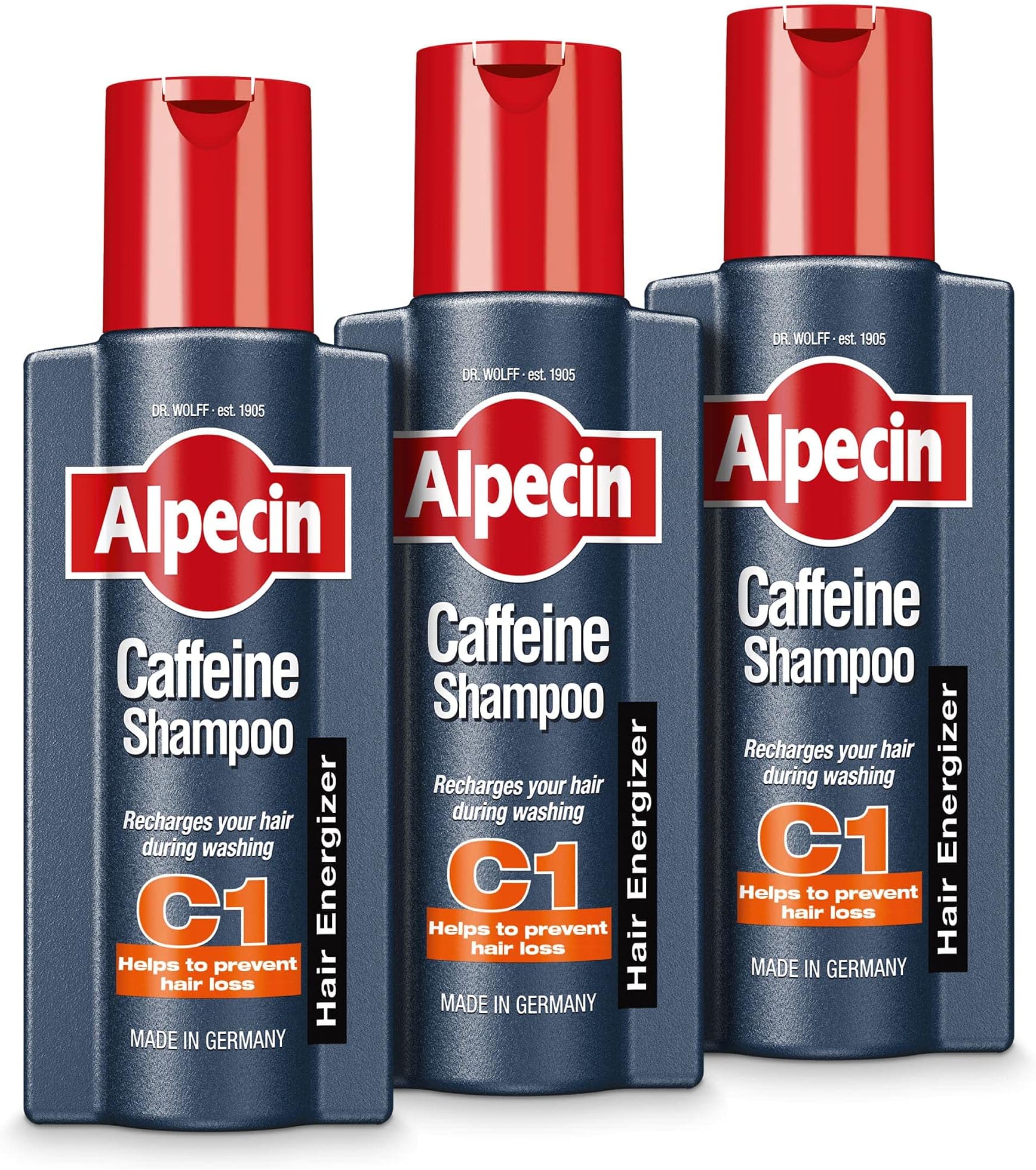 Amazon.com: Alpecin C1 Caffeine Shampoo 12.68 fl oz (Pack of 2 ...
