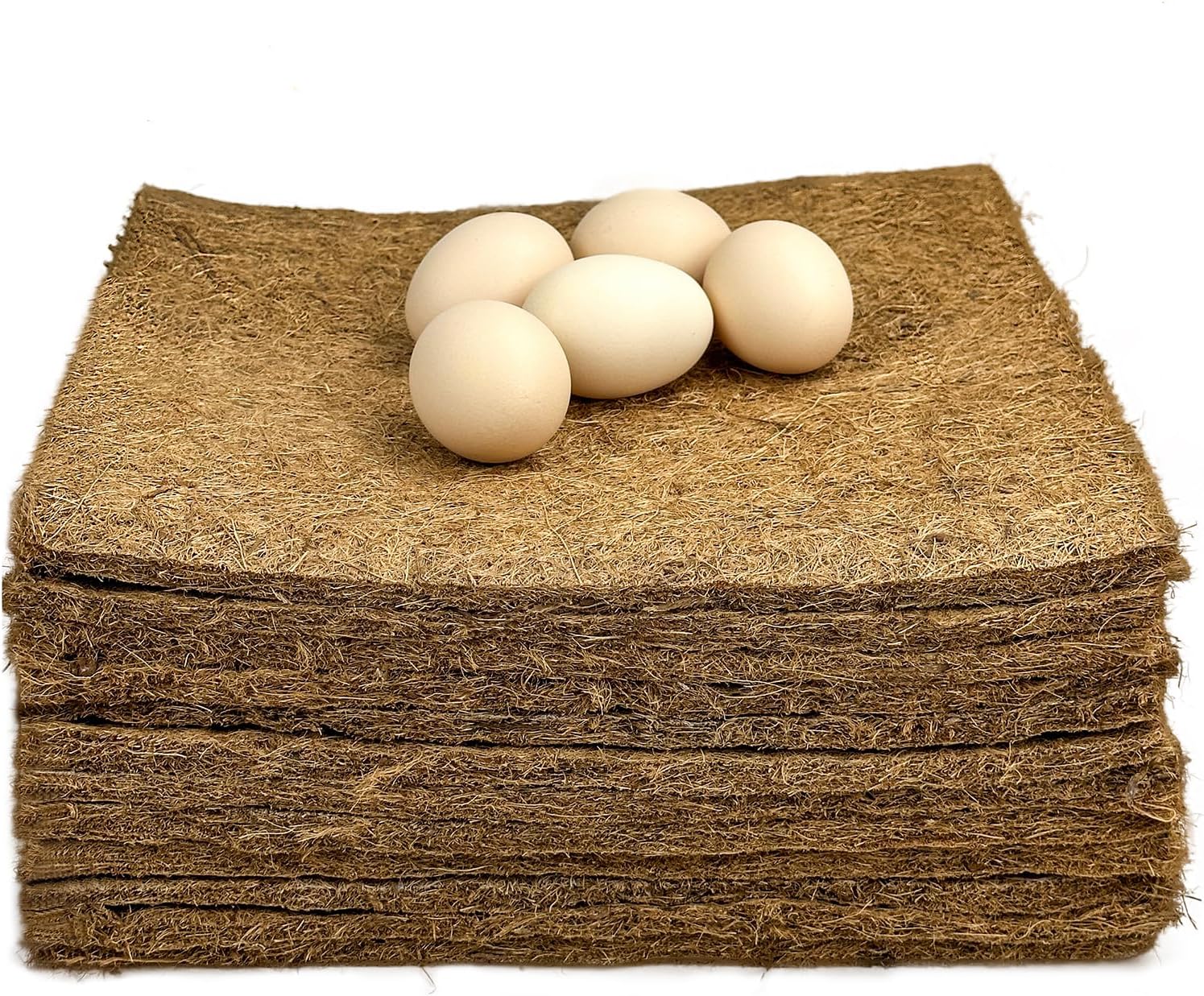 XMxoTxo 12 Pack Nesting Box Pads for Chickens,Natural Hemp Coconut ...