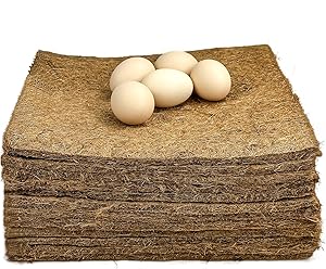 XMxoTxo 12 Pack Nesting Box Pads for Chickens,Natural Hemp Coconut ...