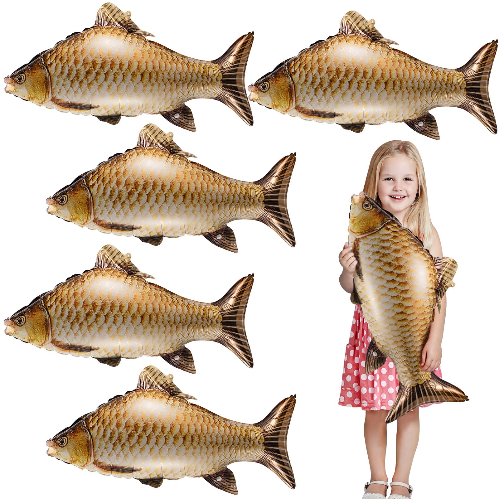 Snapklik.com : 6 Pcs 33 Inch Fish Balloons Gone Fishing Party ...