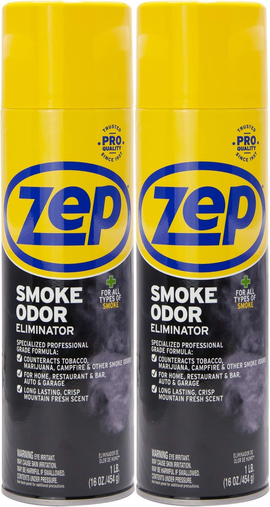 Amazon.com: Zep Smoke Odor Eliminator Aerosol - 16 Ounce - ZUSOE16 ...
