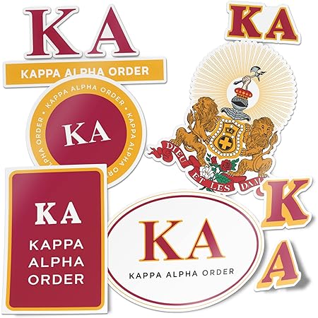 Amazon.com: Kappa Alpha Psi Sticker Sheet Decal Laptop Water Bottle Car ...