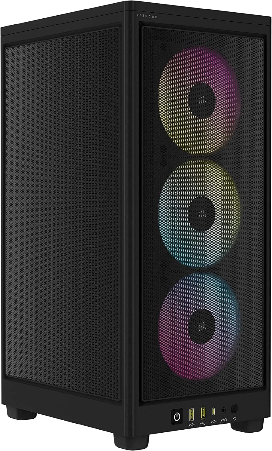 Amazon.com: Corsair iCUE 2000D RGB Airflow Mini-ITX PC Case - Mini-ITX ...