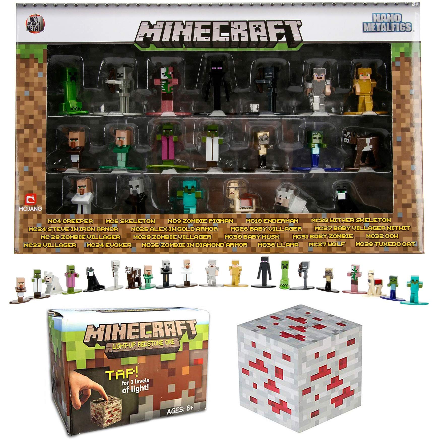 Buy Minecraft Craft & Mine Nano Mega Figure 20 Metal Mini Characters ...