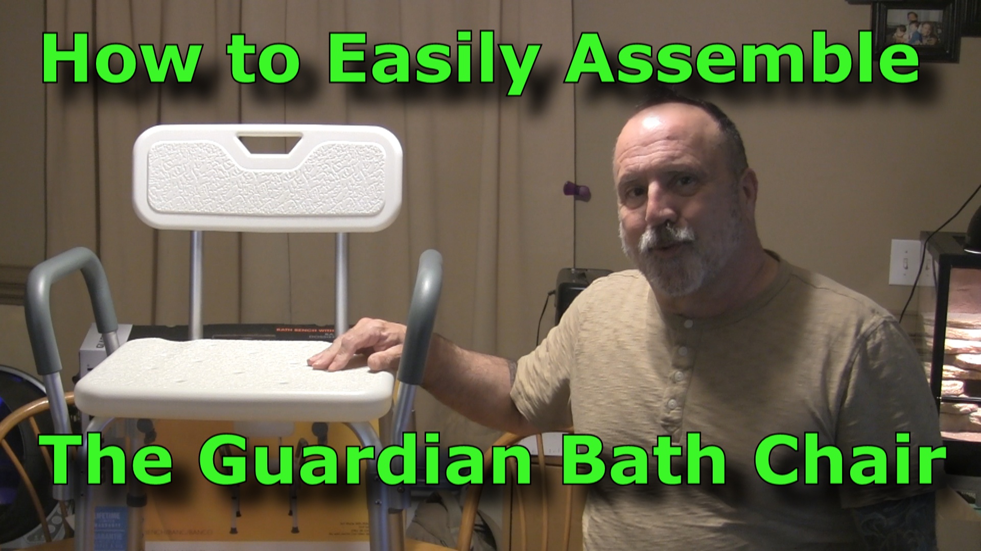 Watch Easy Tutorial On How to Assemble the Guardian Bath Chair on ...