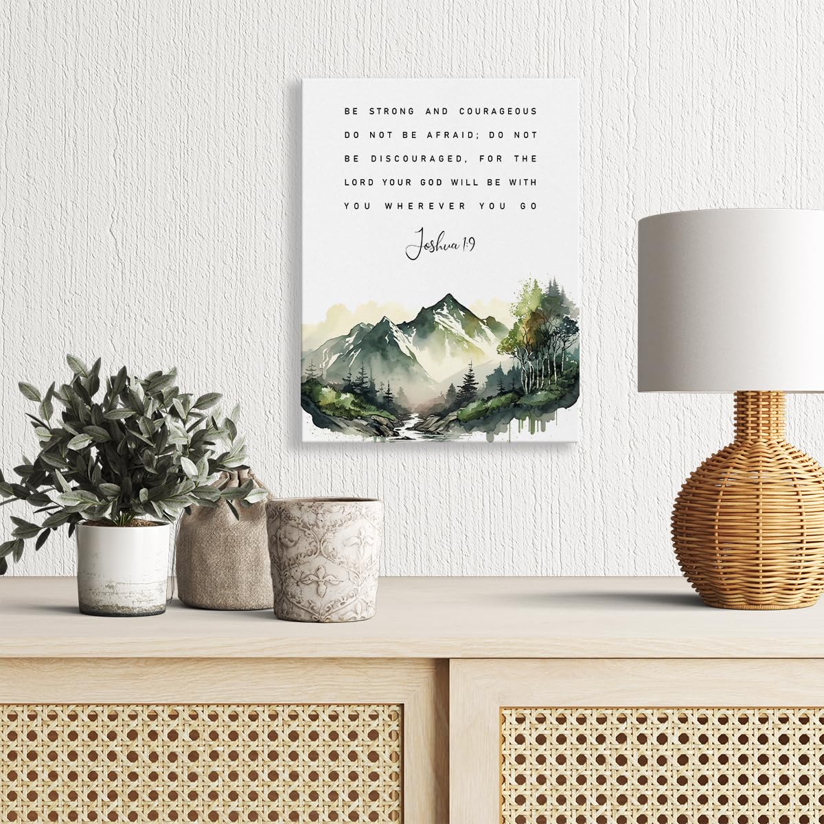 Snapklik.com : Motivation Bible Verse Canvas Wall Art Farmhouse Decor ...