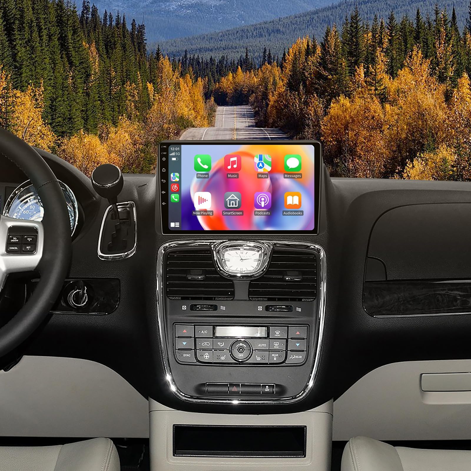 【4G+32G】 Android 13 Car Radio for Dodge Grand Caravan 2011-2020: 9 Inch Touchscreen Support ...