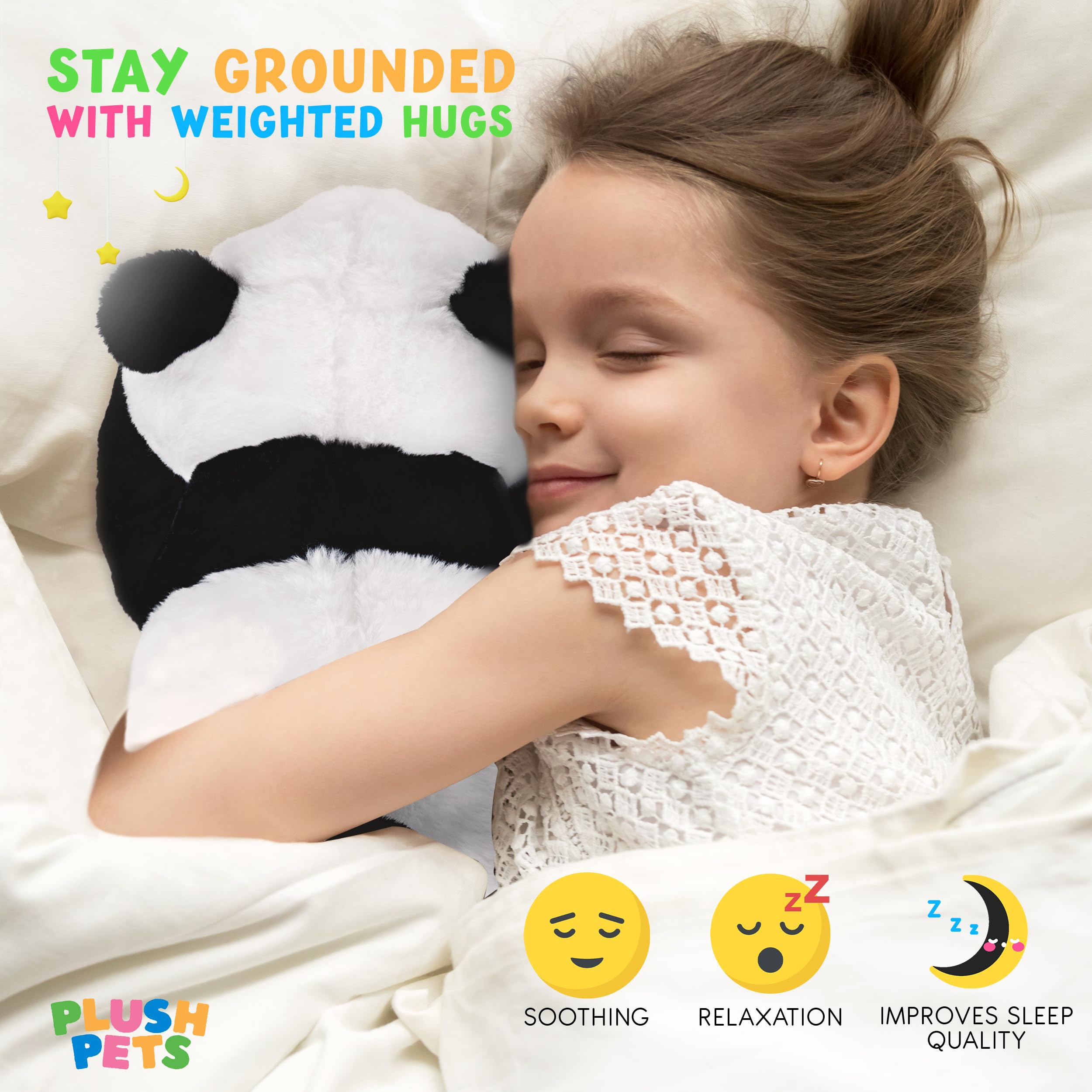 Weighted Stuffed Animals - 24 inch 4 LBS - Large Weighted Plush Animal ...