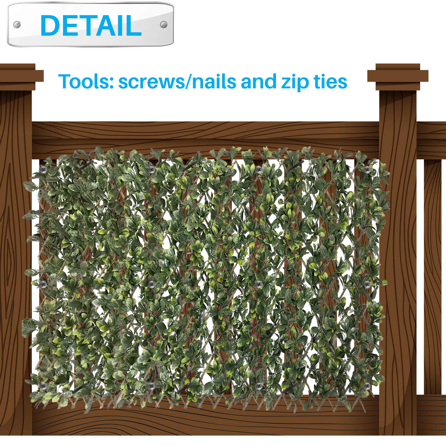 Snapklik.com : Paradise Expandable Privacy Fence Screen For Balcony ...