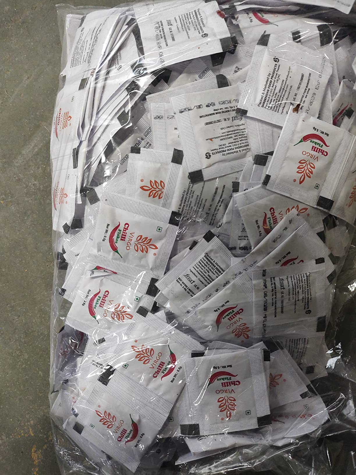 Virgo Iodized Salt Sachet, Salt Small Pouches For Instant Taste ...