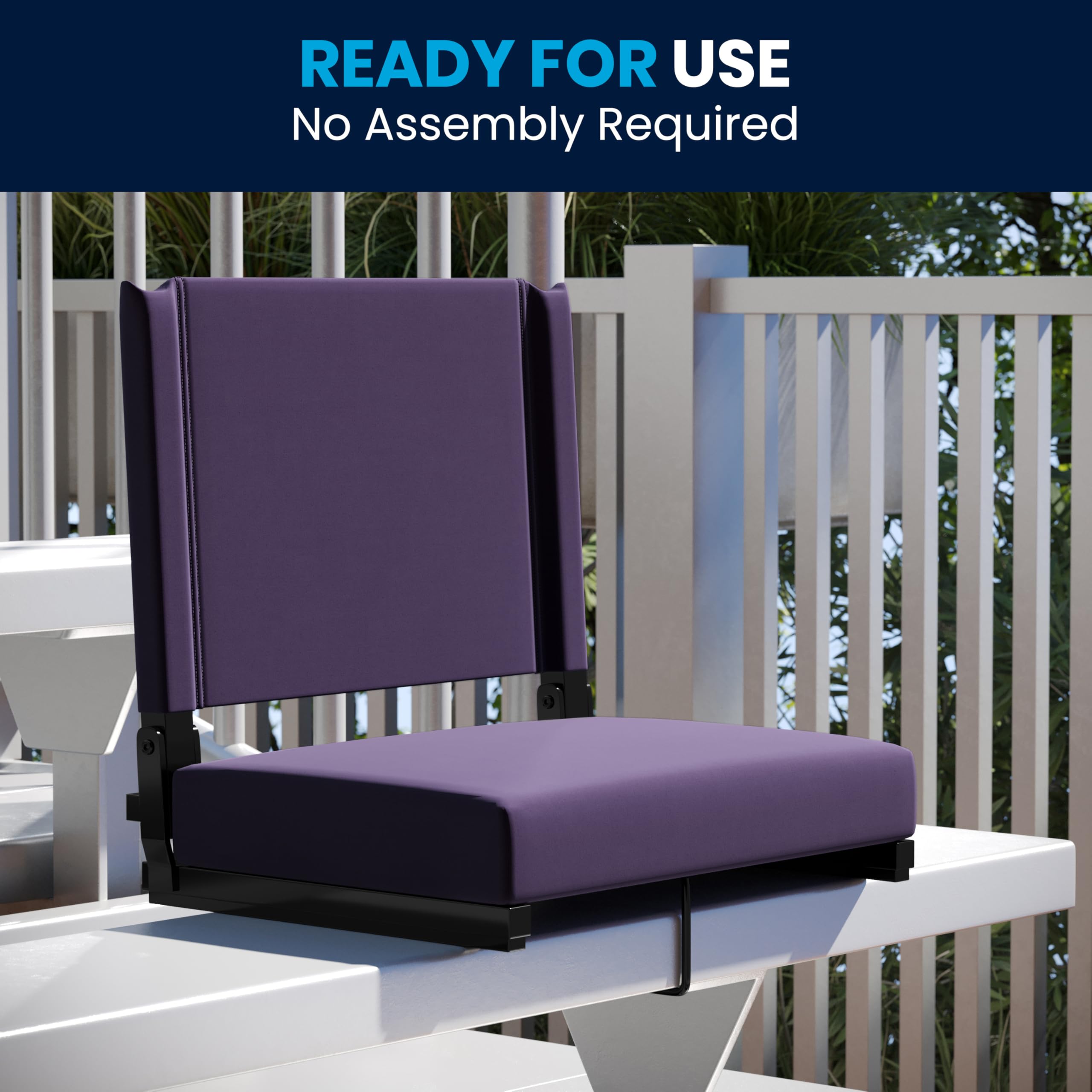 Snapklik.com : Flash Furniture Grandstand Portable Stadium Seats For ...