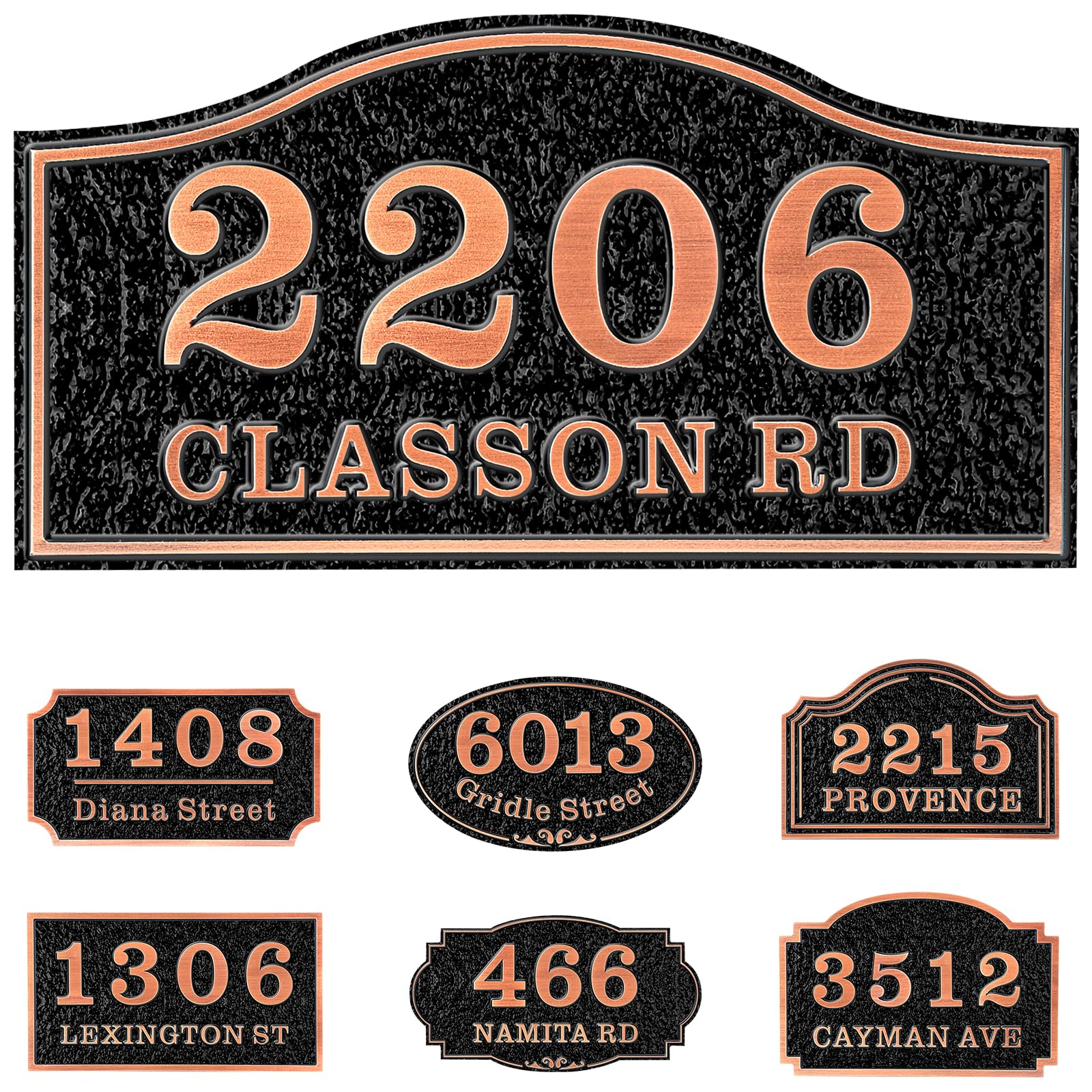 Snapklik.com : Personalized Cast House Address Plaque Custom House ...
