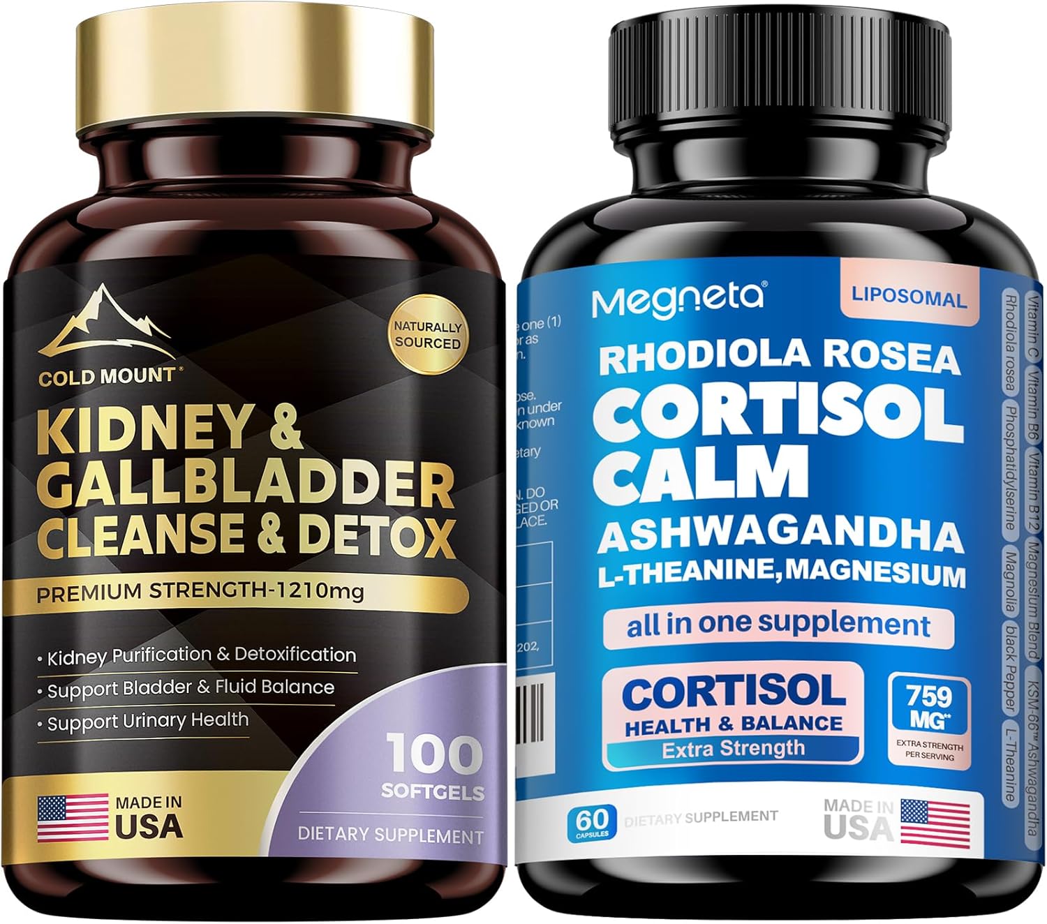 Amazon.com: MEGNETA Kidney & Gallbladder Cleanse Detox & Repair ...