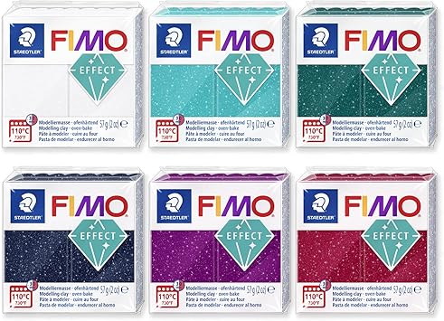 Amazon.com: FIMO Soft Polymer Oven Bake Modelling Clay - 57g Blocks ...