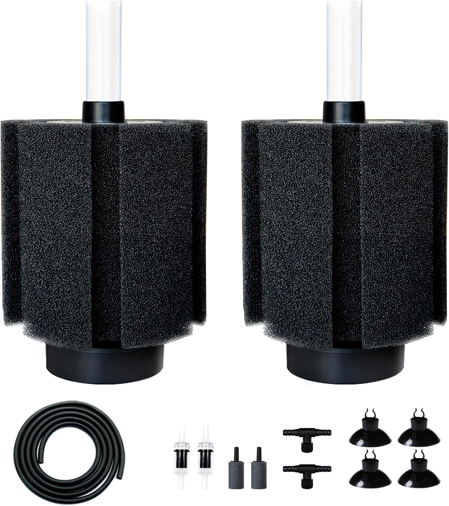 Amazon.com : ALEGI Aquarium Bio Sponge Filter with Ceramic Media for ...