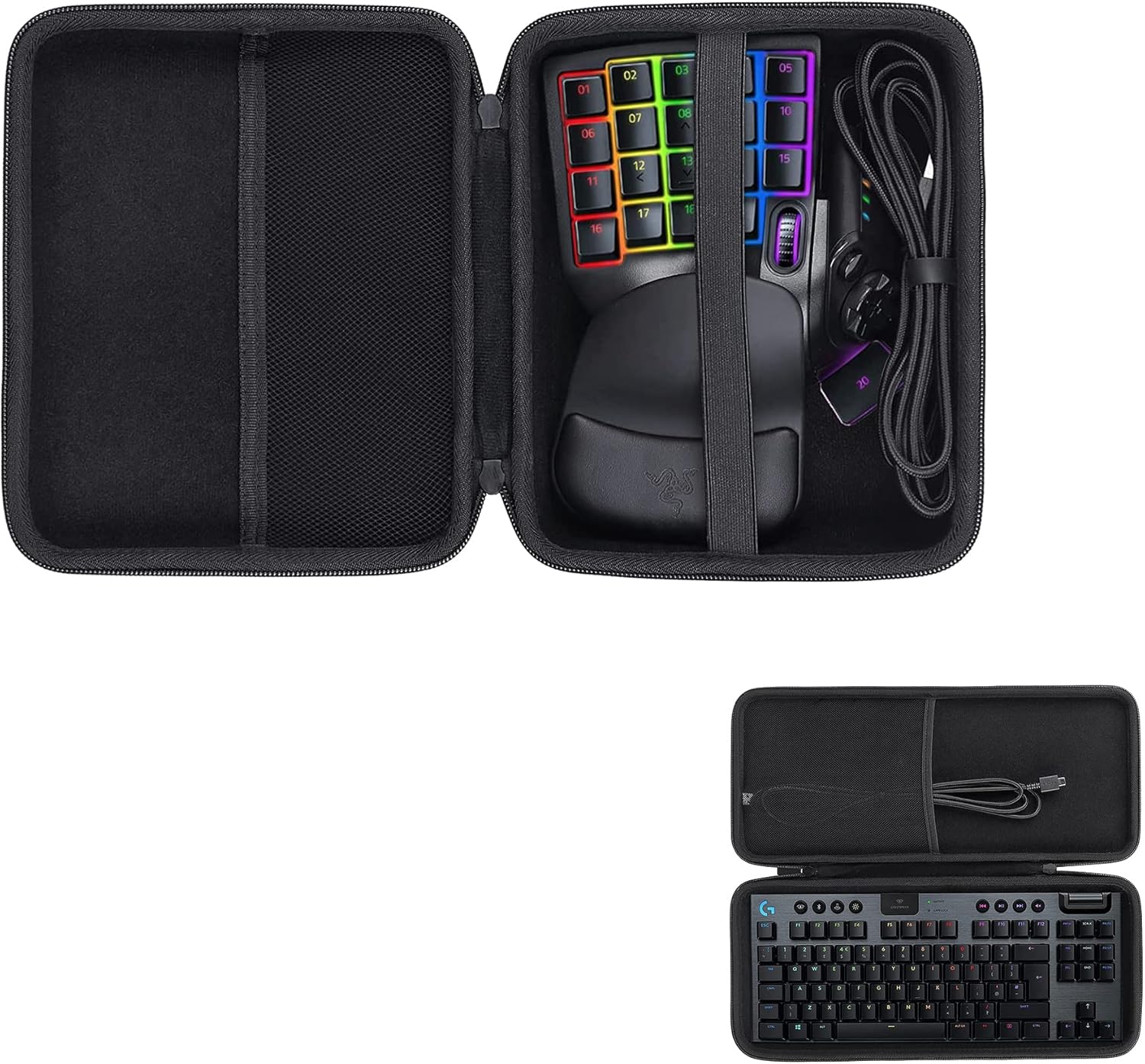 Amazon.com: co2CREA Hard Case for Razer Tartarus Pro Keypad + Logitech ...