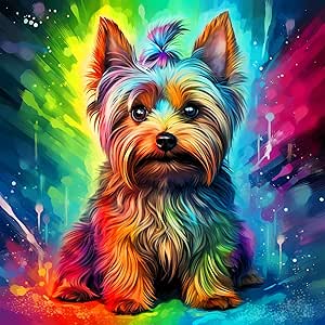 Amazon.com: mrpwnle Dog Diamond Painting Kits for Adults,Dog Diamond ...