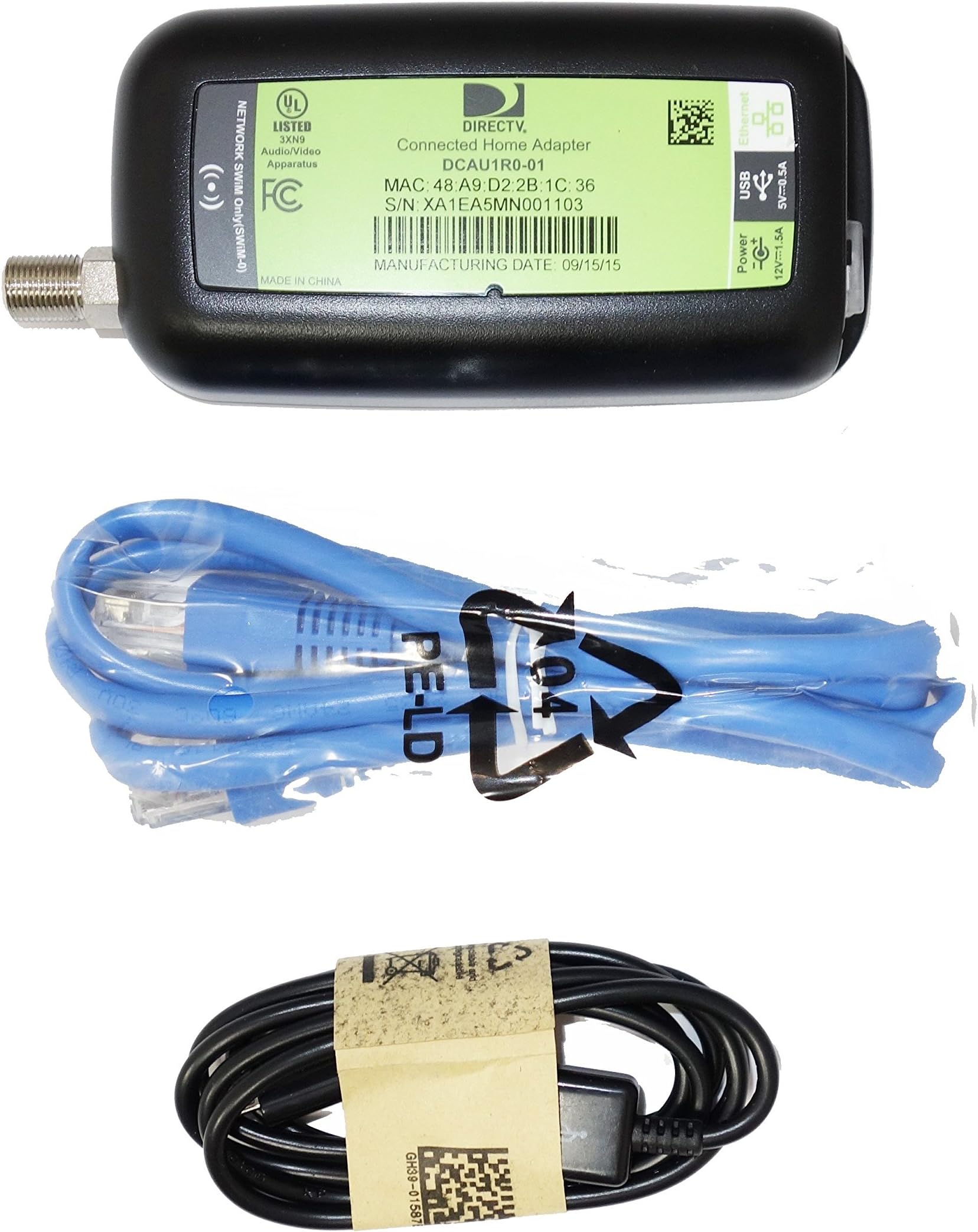 Amazon.com: DIRECTV Broadband Deca Ethernet to Coax Adapter - Third ...